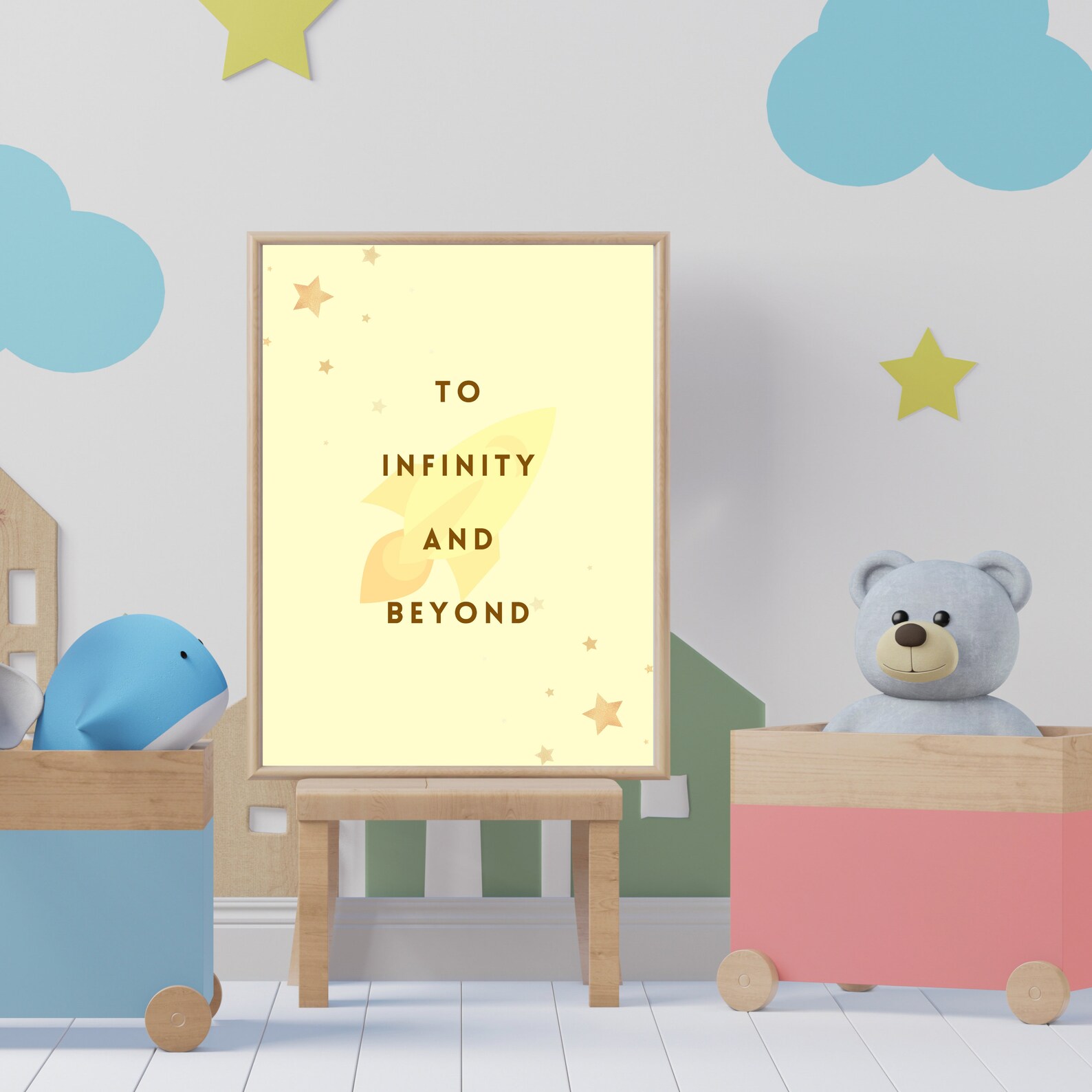 To Infinity and Beyond Print, Kid's Room Decor (digital Download) - Etsy