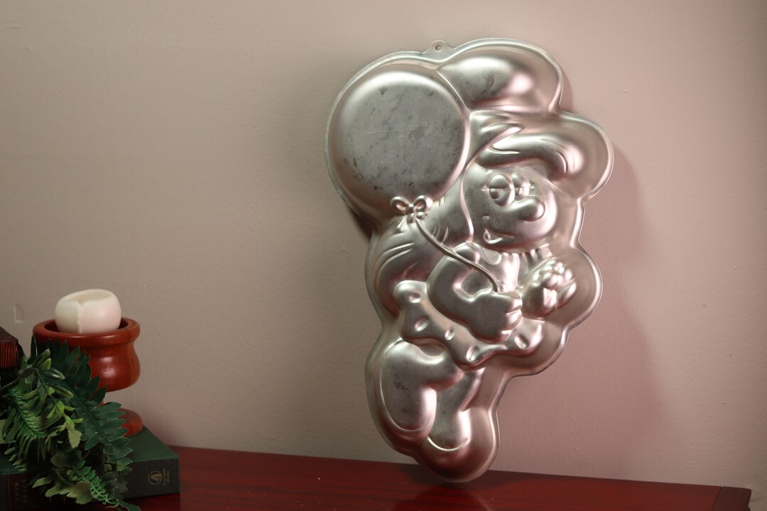 Vintage 1980s Wilton Smurfette Steel Cake Pan Smurf Creative Baking ...