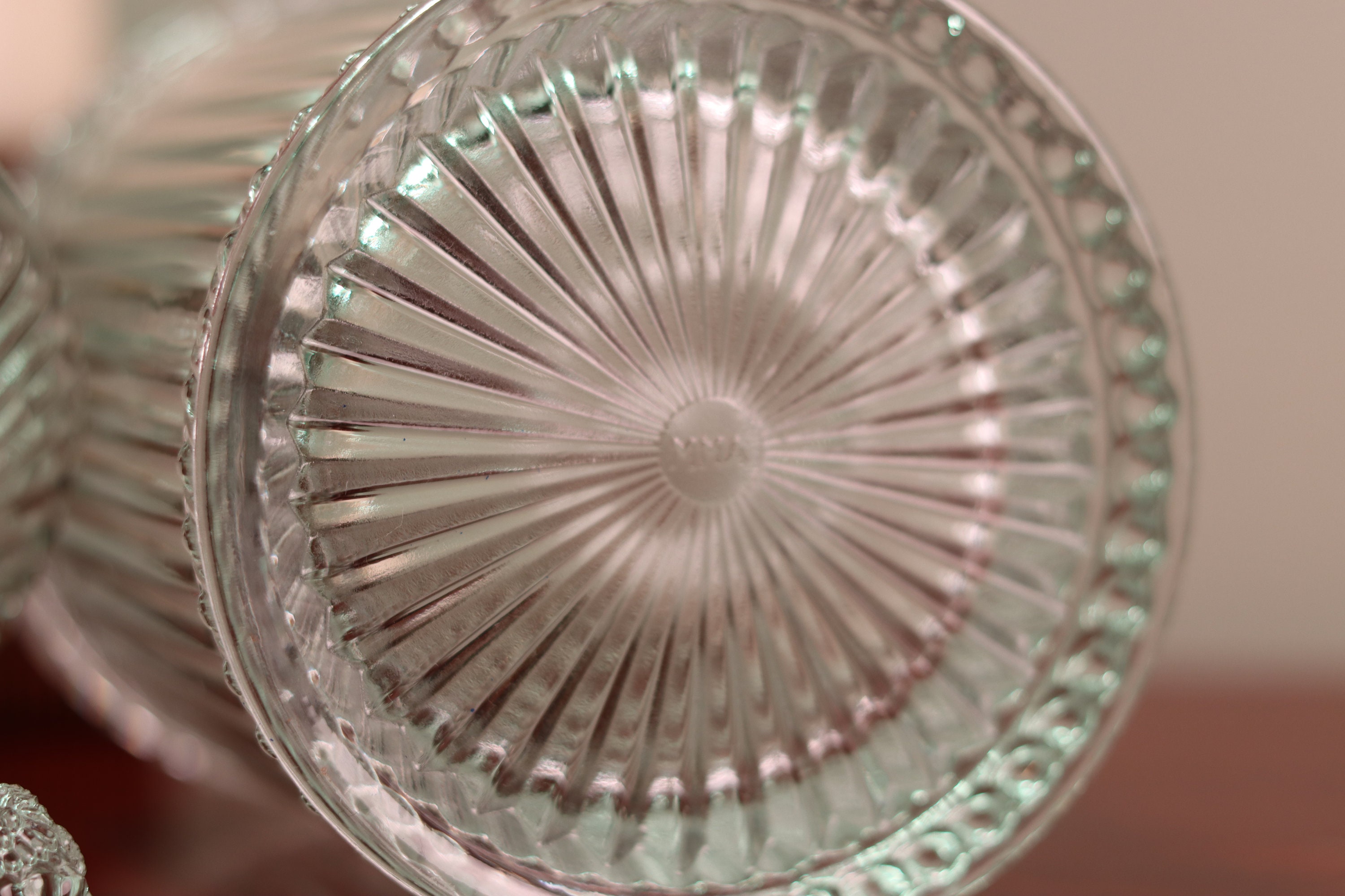 Three Faces Glass Biscuit Jar or Humidor Made by Imperial - Etsy