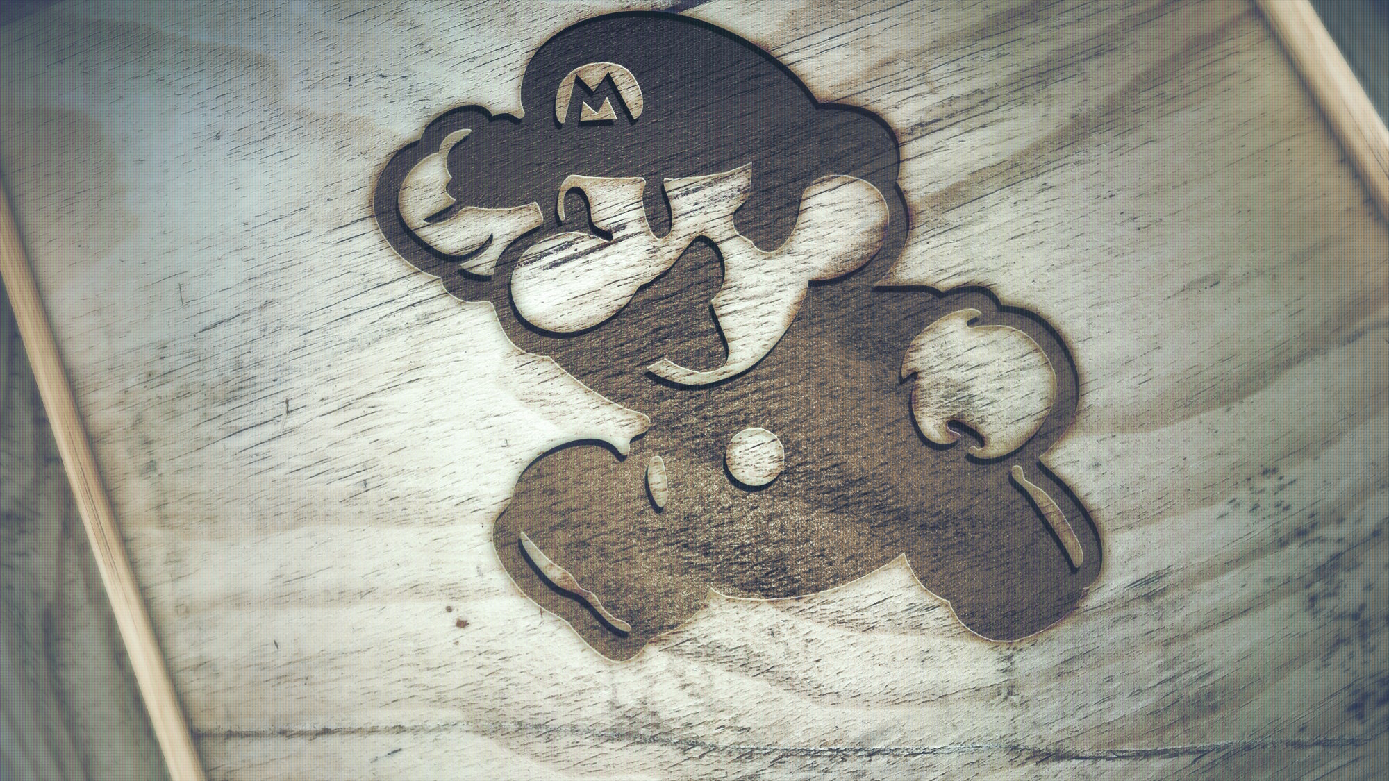 Mario, Single Piece, Laser Cutting, Engraving, Cnc Milling, 3d Printing ...