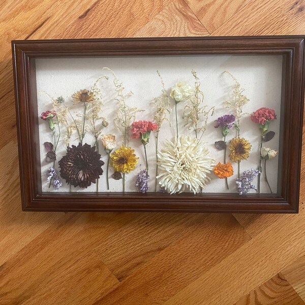 Flower Shadow Box - Etsy