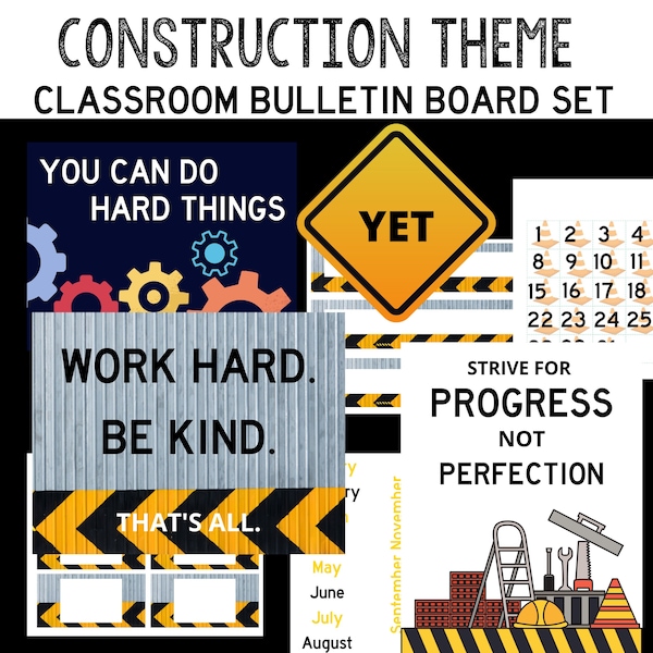 Construction Theme - Etsy