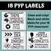 IB PYP Classroom Labels: Essential Elements, Printable Decor (digital ...