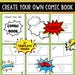 DIY Comic Book Template: 17 Page Creative Writing Activity (PDF Pattern ...