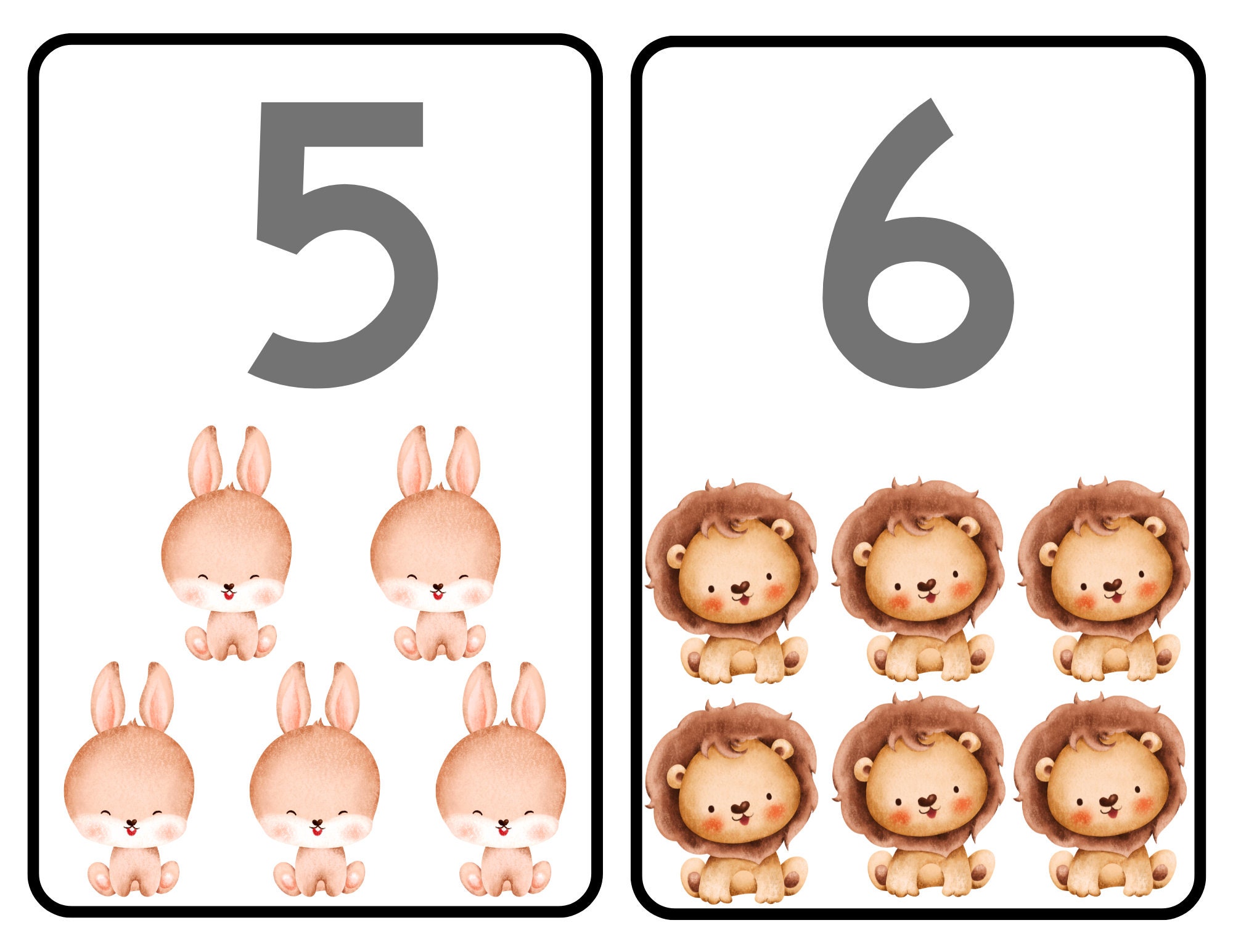 Letters and Numbers Alphabet and Numbers 1-10 Counting Literacy Letter ...