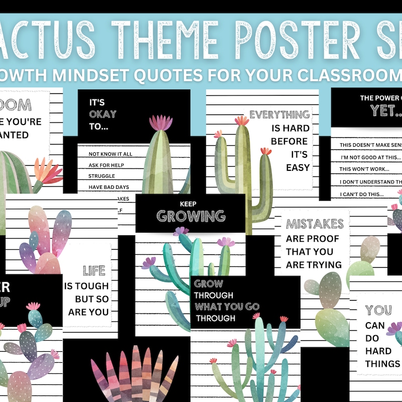 Cactus Theme - Etsy
