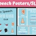 Speech Therapy Posters: Classroom Decor & Visual Aids (PDF) - Etsy