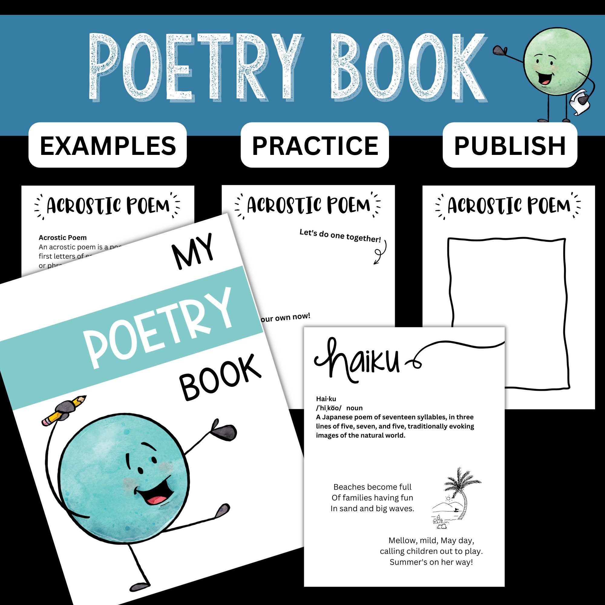 Poetry Book Lessons Examples Definitions Practice Publish 2 Books ...