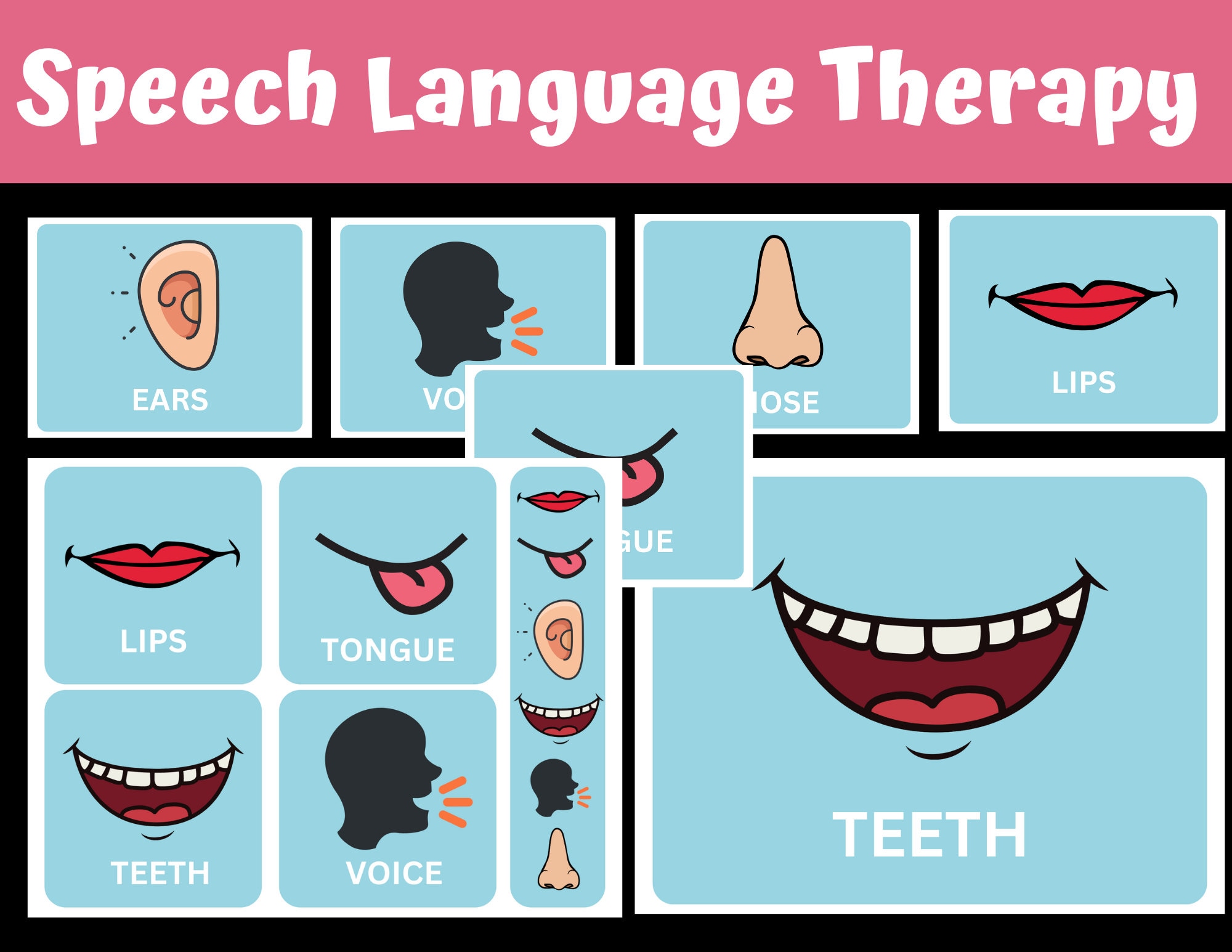 Speech Posters | Speech Language Therapy | SLP | Strategies | Bookmark ...