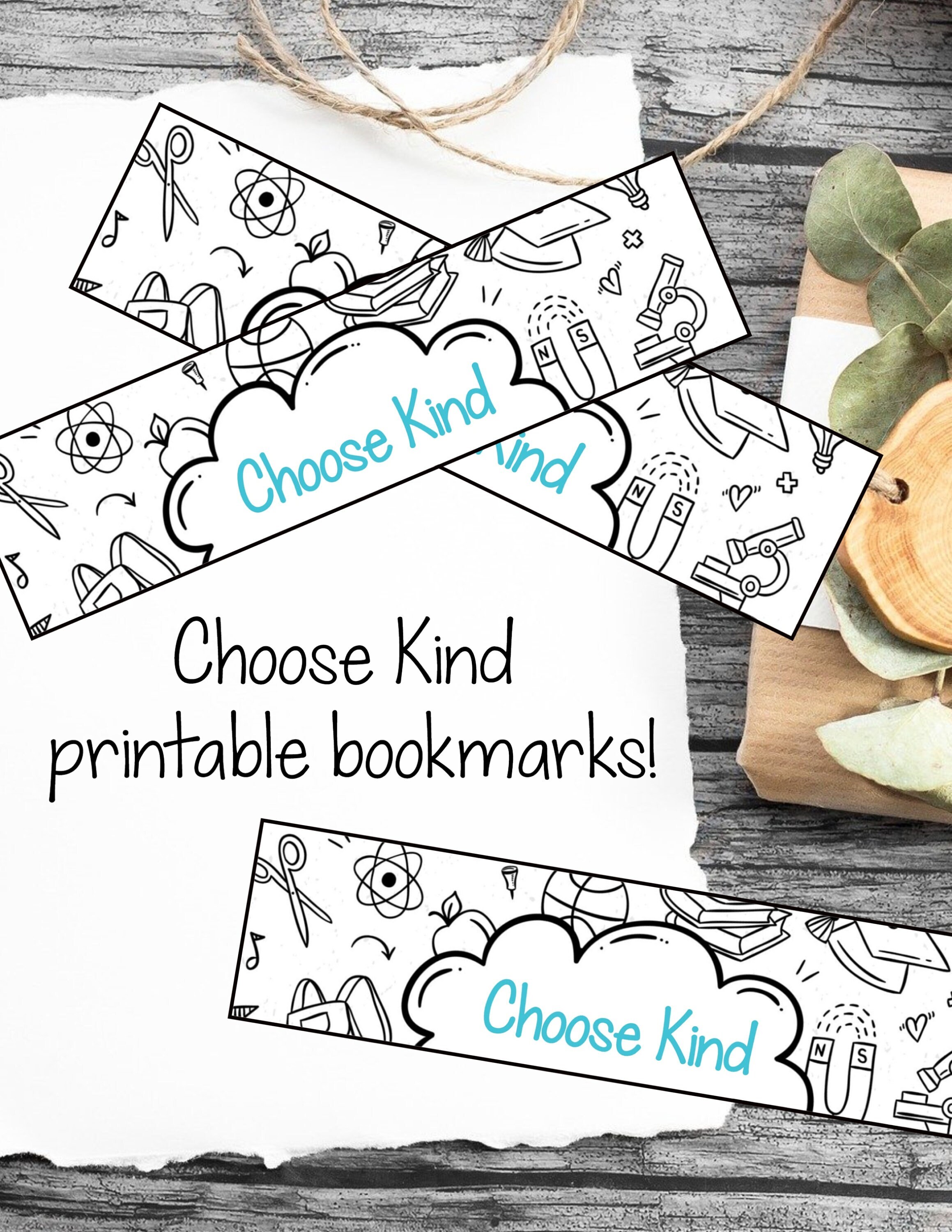 Choose Kind | Choose Kindness | Printable Bookmarks | Wonder Book ...