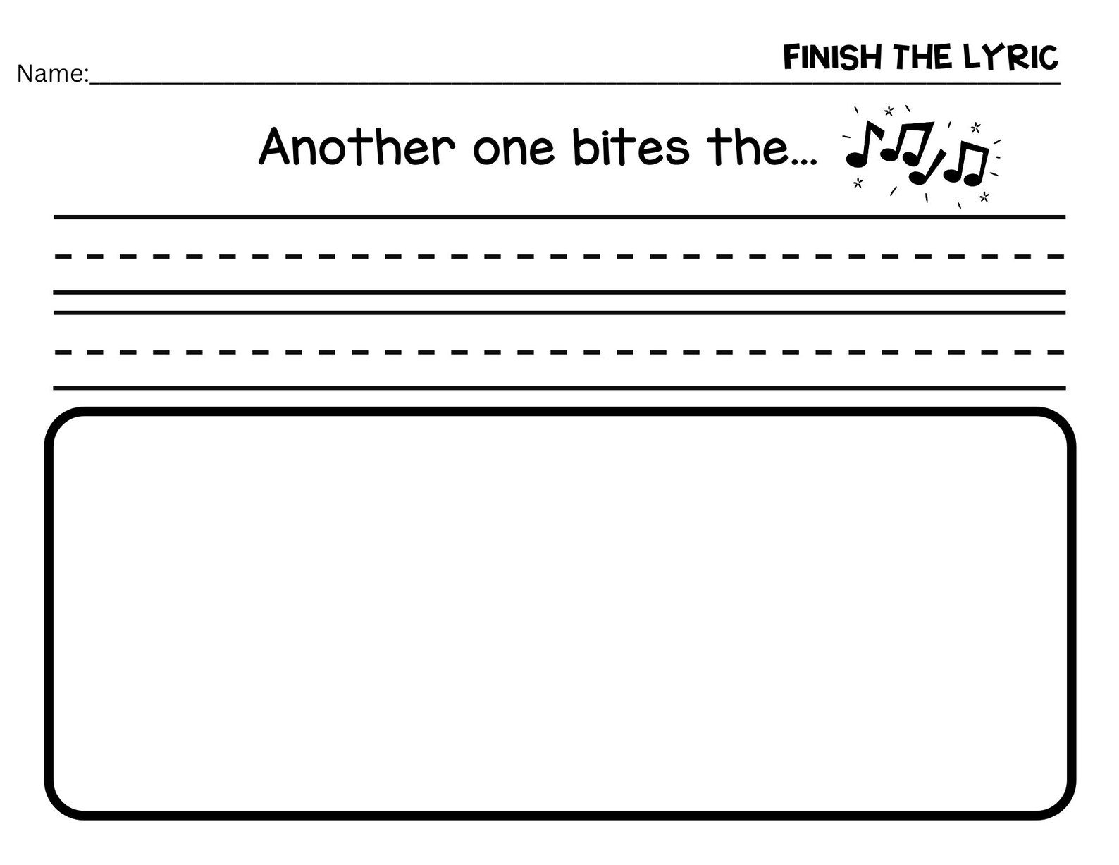 Finish the Lyrics | Fun Activity | Primary Grades | Music | End-of-year ...
