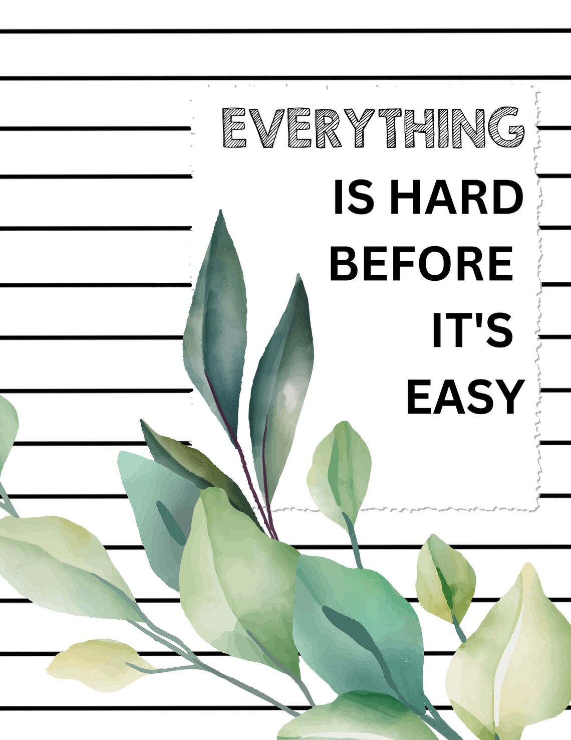 Eucalyptus Theme Classroom Poster Set Growth Mindset 10 Printables ...