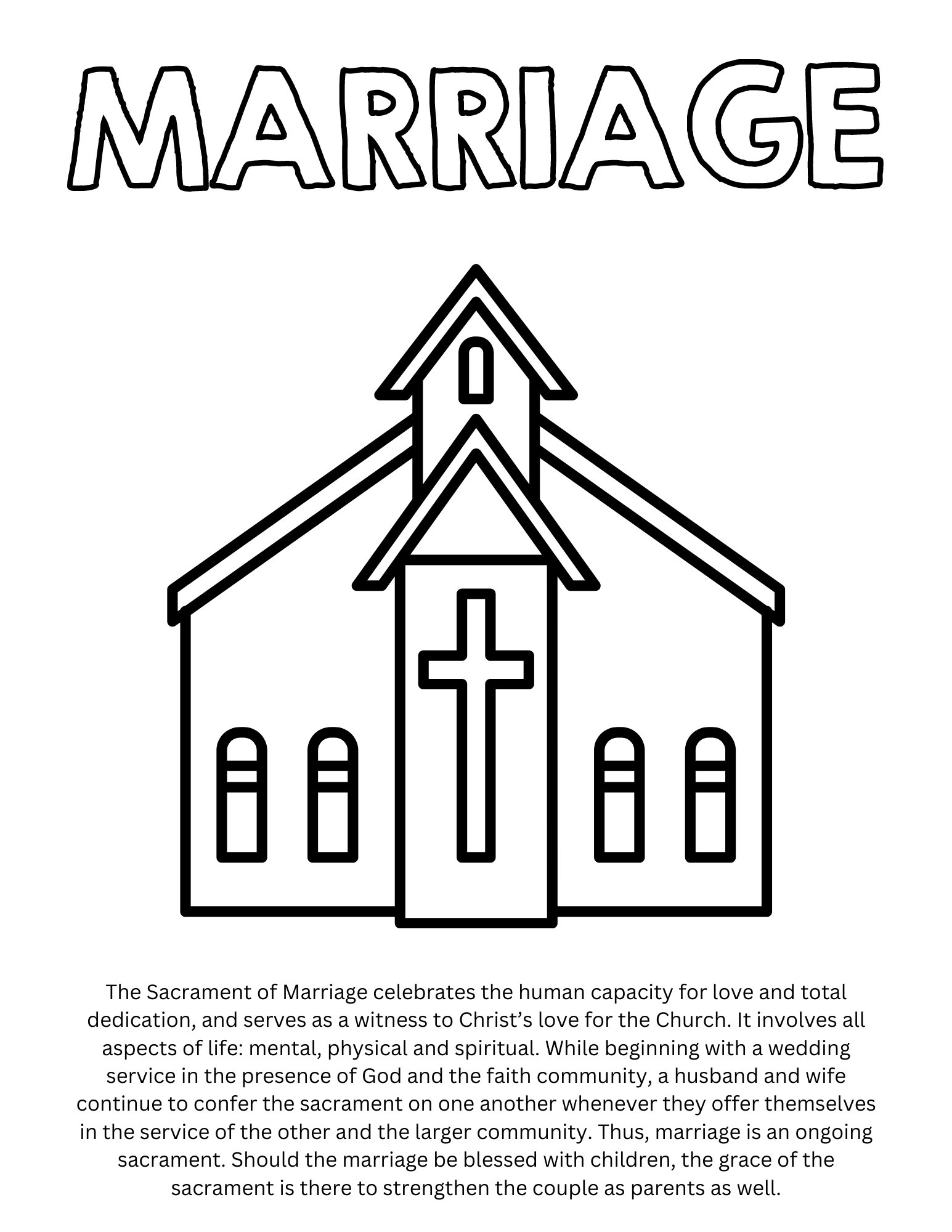 Seven Sacraments Coloring Book & Posters - Catholic Education - Etsy