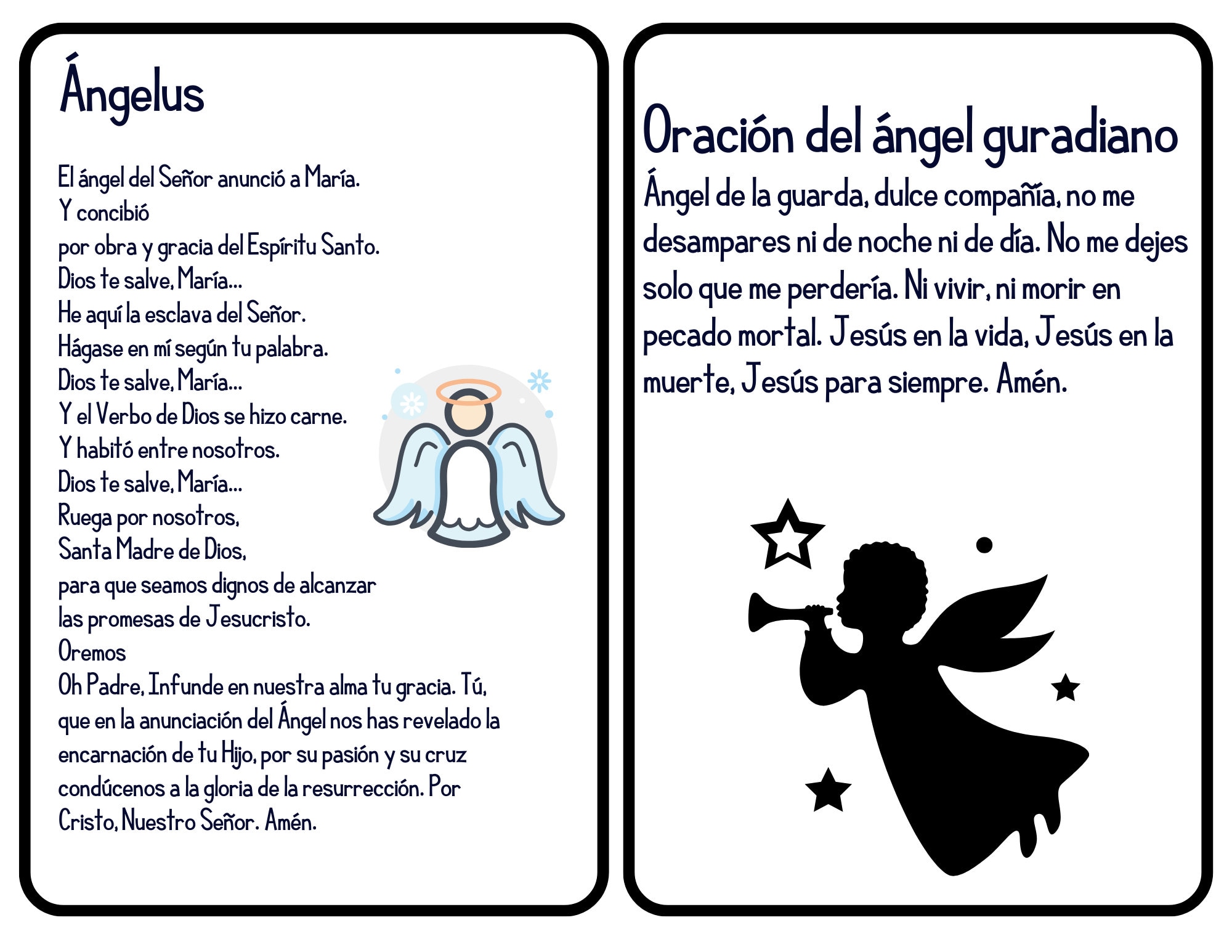 Spanish Catholic Prayer Booklet: 25 Traditional Prayers (printable PDF ...