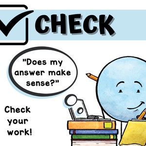 Math Problem-solving Strategy Posters: Understand, Plan, Solve, Check ...