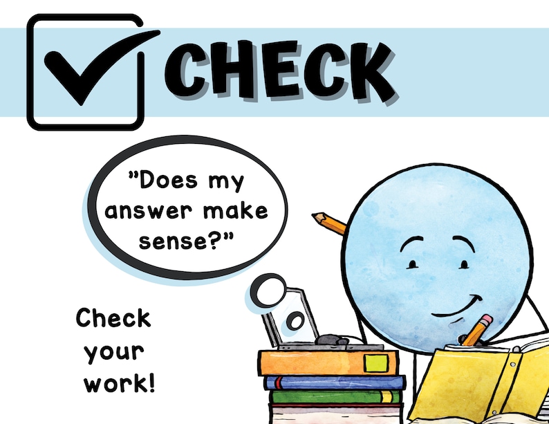 Math Problem-solving Strategy Posters: Understand, Plan, Solve, Check ...