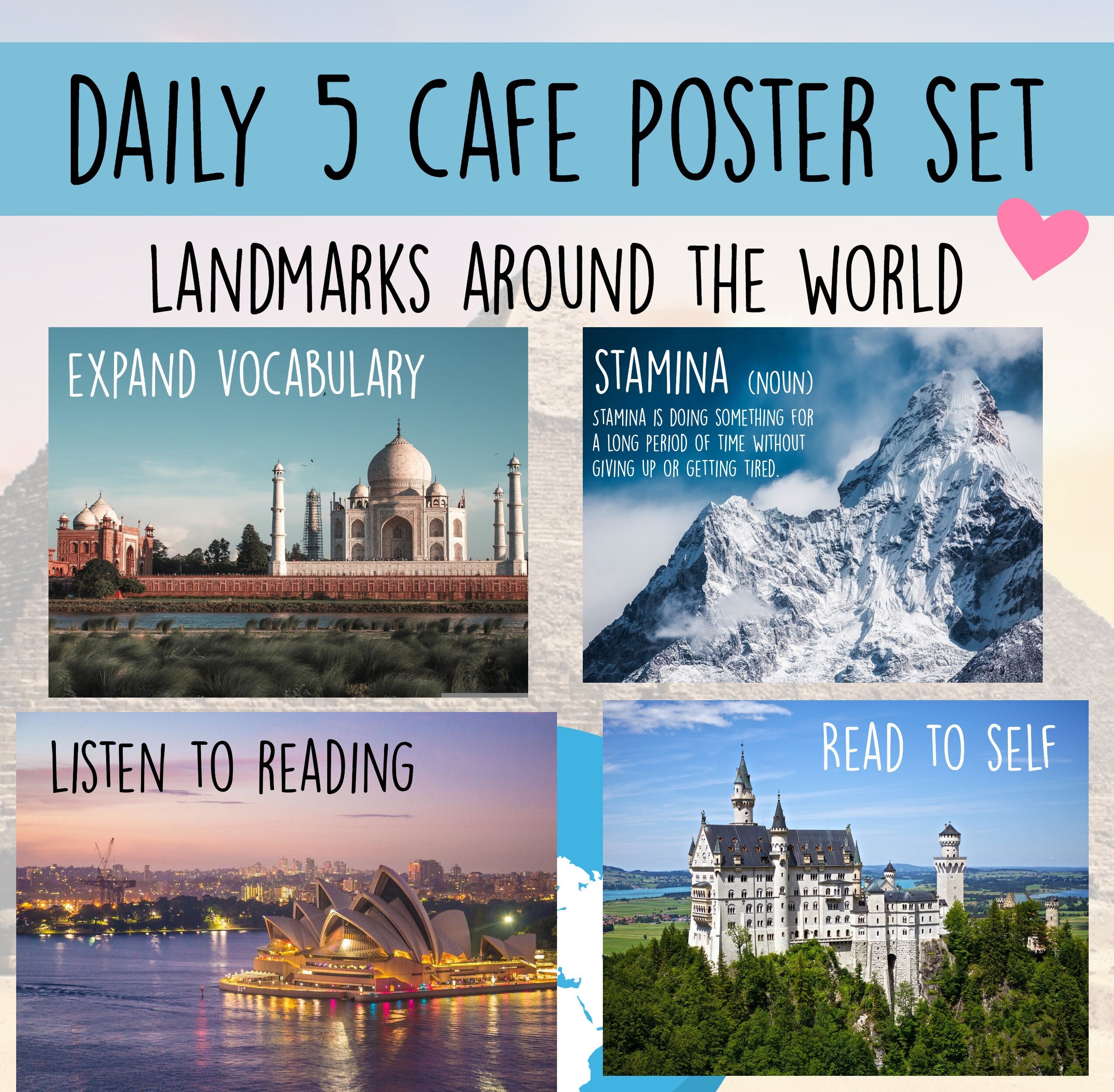 Daily 5 Cafe Posters