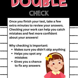 Test-taking Strategies | 18 Colorful Kid-friendly Posters | Printables ...