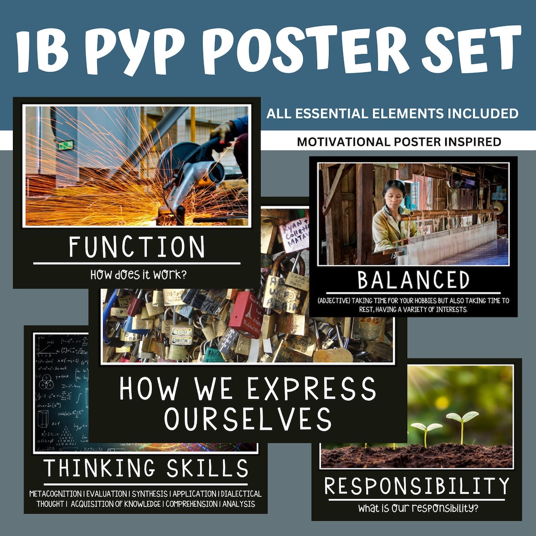 IB PYP Essential Elements Poster Set: Classroom Decor - Etsy