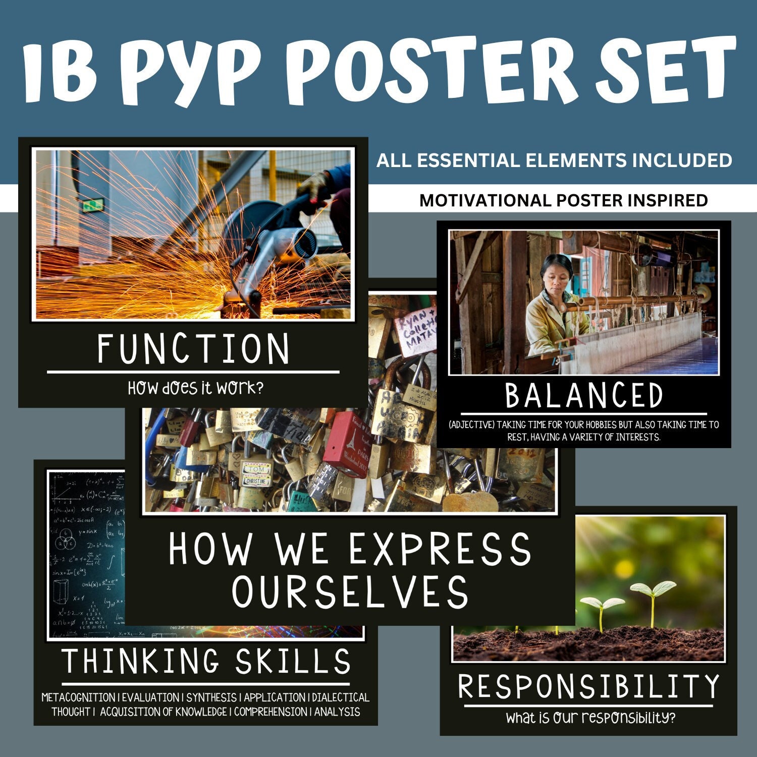 IB PYP Poster Set | Adventure Travel World International Theme ...