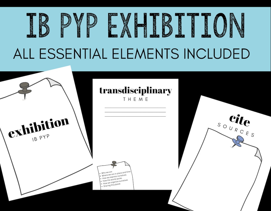 IB PYP Exhibition Work Packets | Step=by-step Student Worksheets | All ...