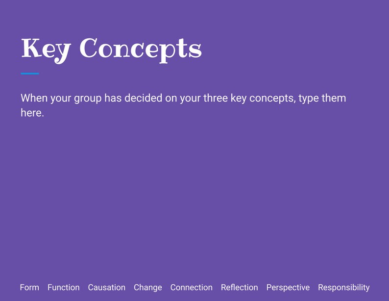 IB PYP Exhibition Google Slides | Central Idea | Lines of Inquiry ...