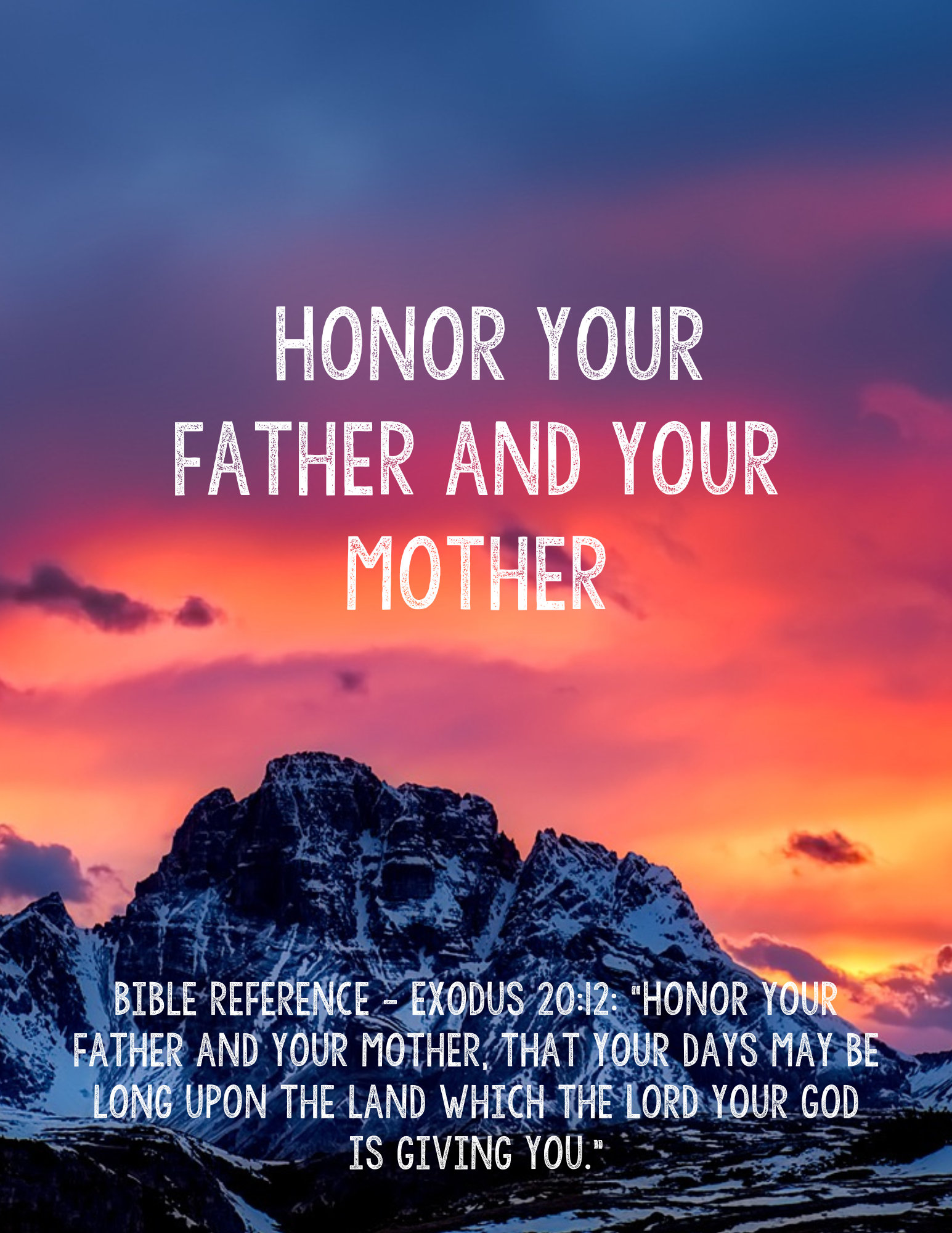 Ten Commandments Posters | Mountains Photos | Catholic School | Sunday ...