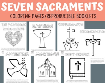 Catholic Sacraments For Kids Coloring Pages