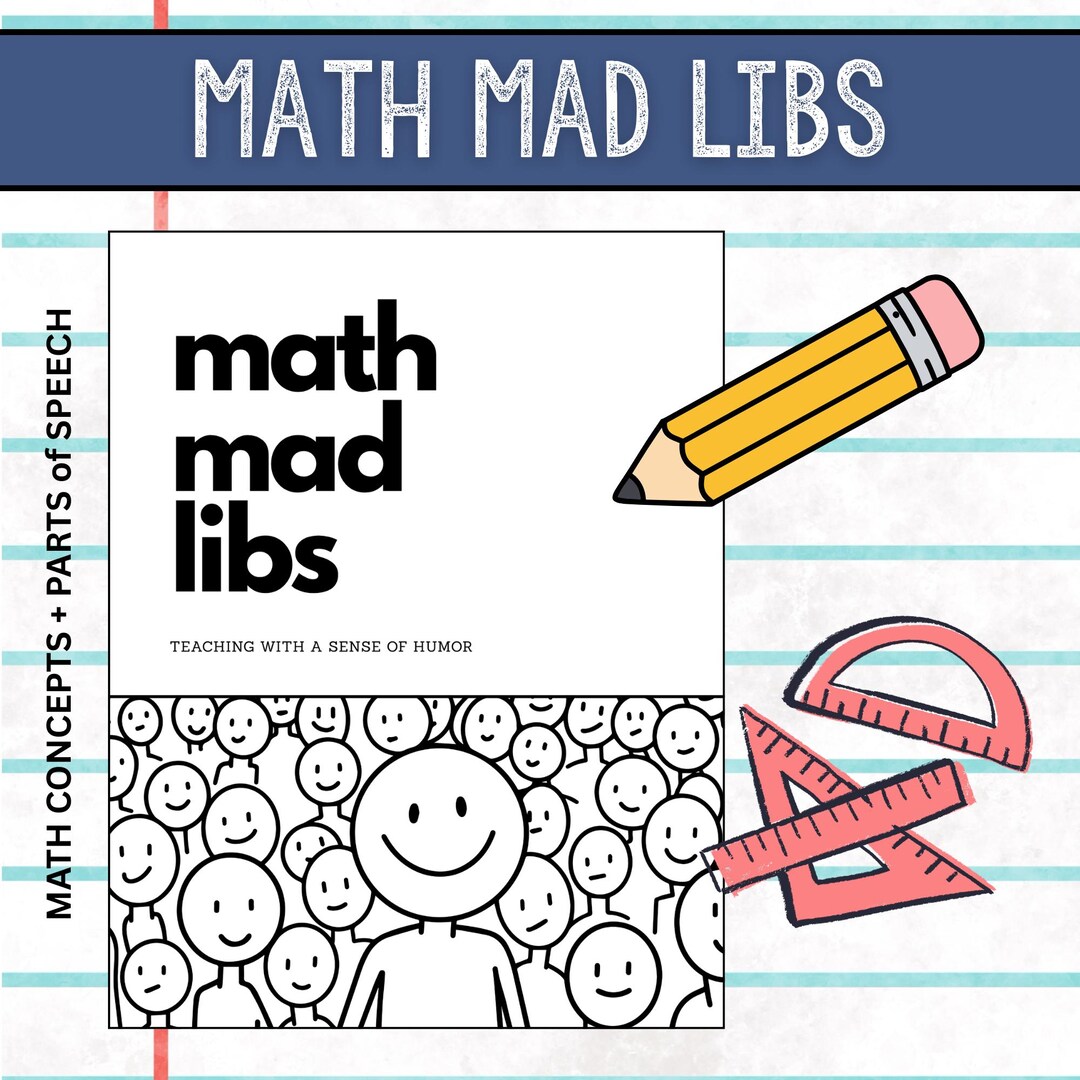 Math Mad Libs | Parts of Speech + Math Skills and Concepts | Reading ...