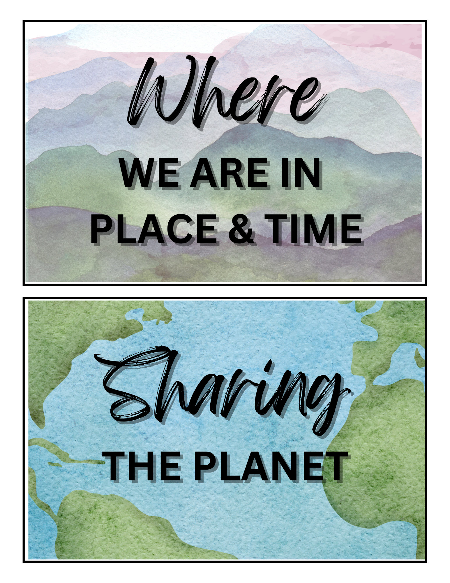 IB PYP Set Watercolor | All Essential Elements Included + MORE | Print ...