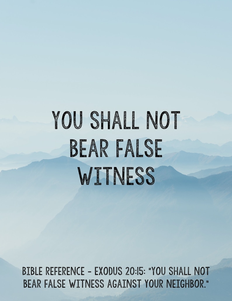 Ten Commandments Posters | Mountains Photos | Catholic School | Sunday ...