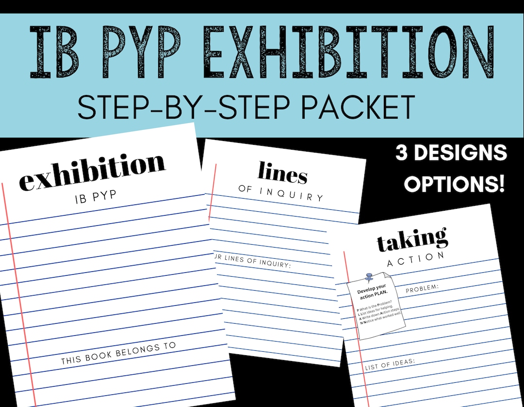 IB PYP Exhibition Work Packets Stepby-step Student - Etsy