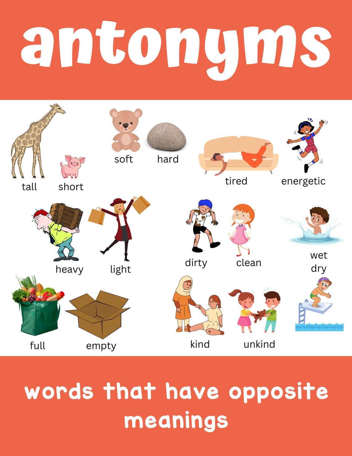 Synonyms and Antonyms | Same and Opposite | Vocabulary | Comprehension ...