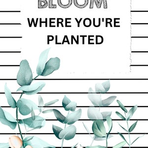 Eucalyptus Theme Classroom Poster Set | Growth Mindset | 10 Printables ...