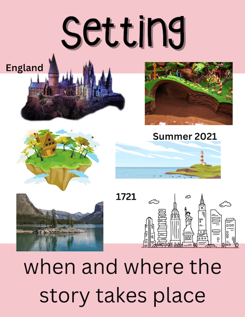 Literary Elements | Character Setting Plot Theme Protagonist Antagonist ...