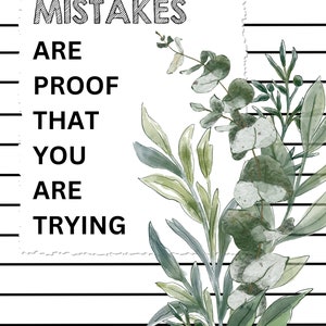 Eucalyptus Theme Classroom Poster Set | Growth Mindset | 10 Printables ...