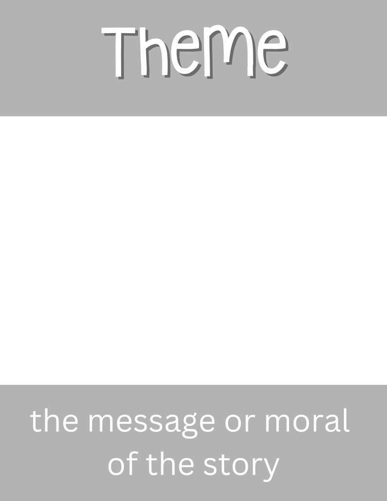 Literary Elements Character Setting Plot Theme Protagonist - Etsy