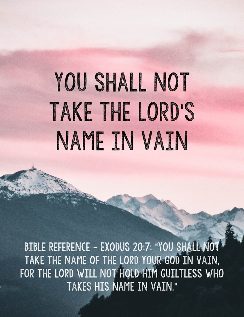 Ten Commandments Posters | Mountains Photos | Catholic School | Sunday ...