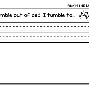 Finish the Lyrics | Fun Activity | Primary Grades | Music | End-of-year ...