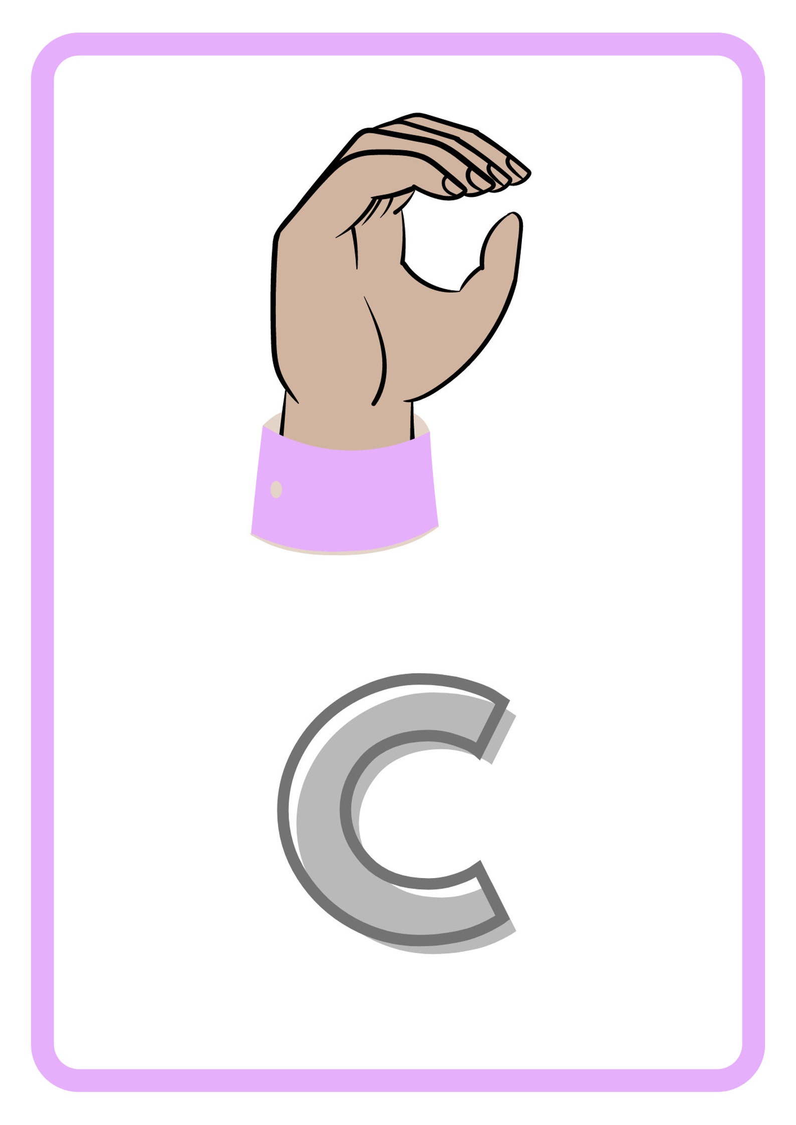 ASL Sign Language Alphabet Posters | Hearing-impaired | Special ...