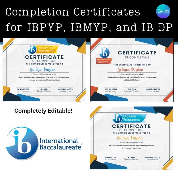 International Baccalaureate Certificates | Diploma Programme ...