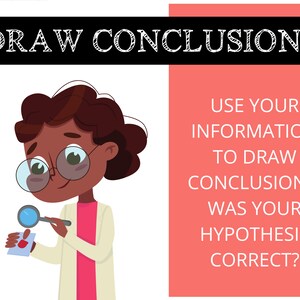 Scientific Method Process Printable Posters | Cute Clip Art of Students ...