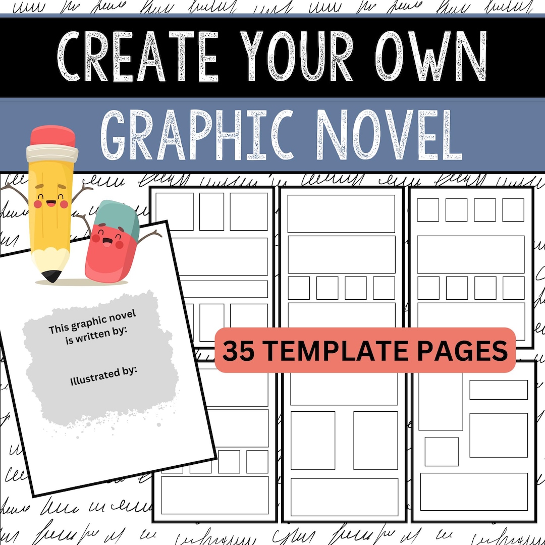 DIY Graphic Novel Template: 41-page Comic Book Kit (digital Download ...