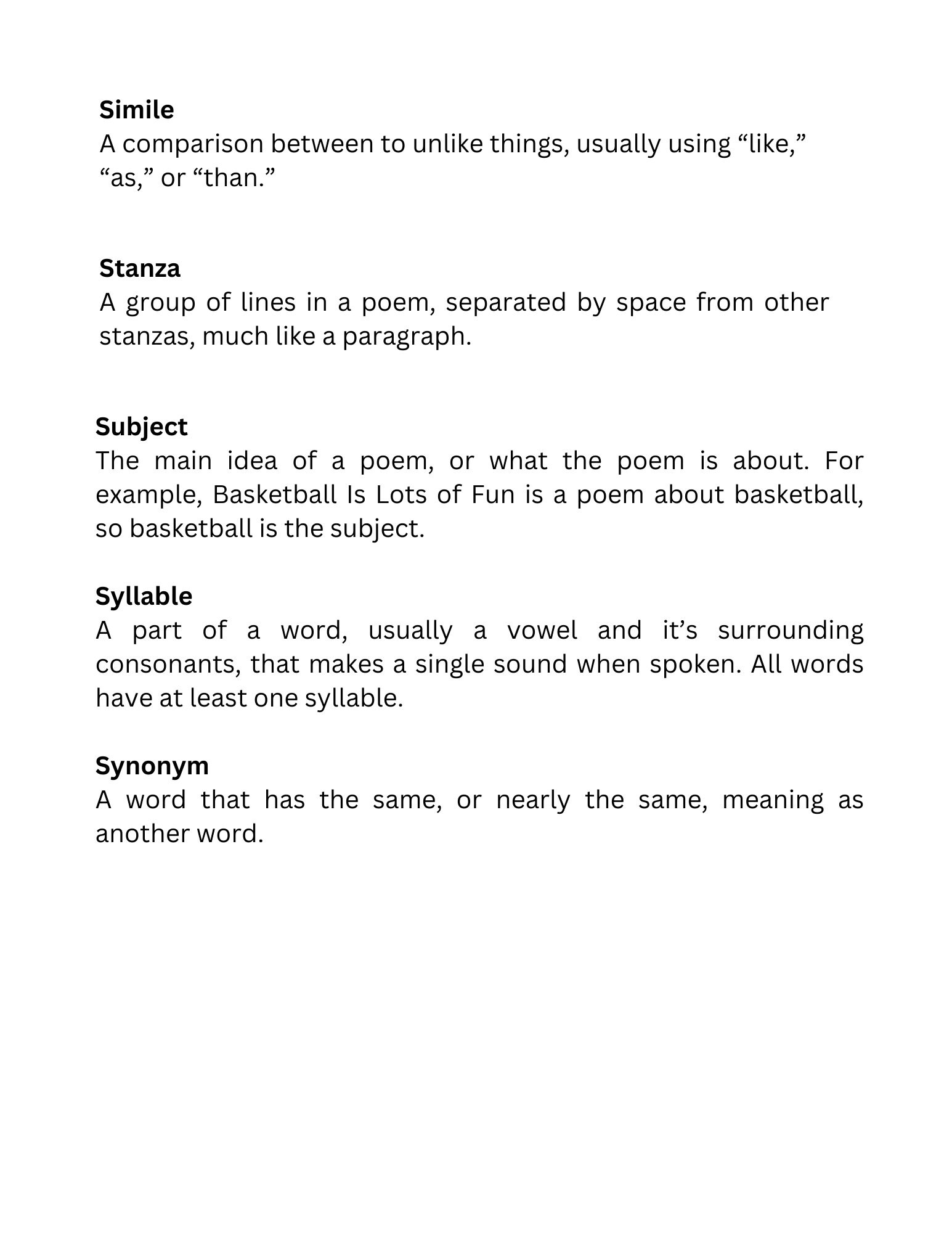 Poetry Book Lessons Examples Definitions Practice Publish 2 Books ...