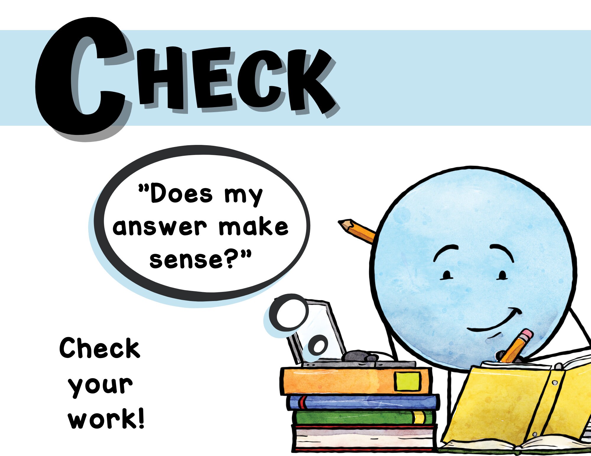 Math Problem-solving Strategy Posters: Understand, Plan, Solve, Check ...