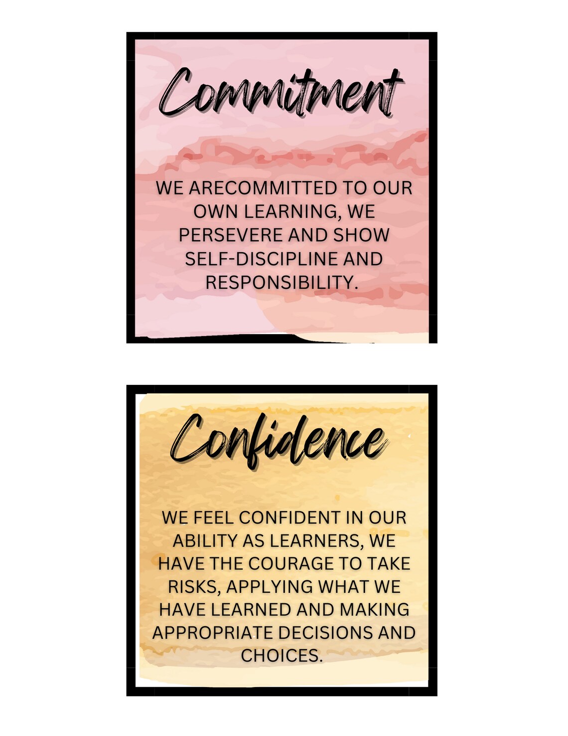 IB PYP Set Watercolor | All Essential Elements Included + MORE | Print ...