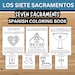 Seven Sacraments Spanish Coloring Book: Catholic Religious Education ...