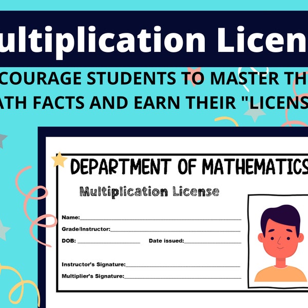 Master Math Facts - Etsy