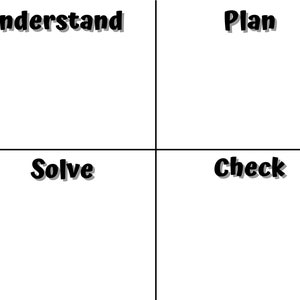 Math Problem-solving Strategy Posters: Understand, Plan, Solve, Check ...