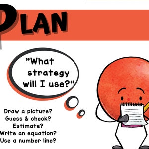 Math Problem-solving Strategy Posters: Understand, Plan, Solve, Check ...